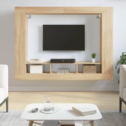 TV-Schrank,TV-Möbel Sonoma-Eiche 152x22x113 cm Holzwerkstoff vidaXL