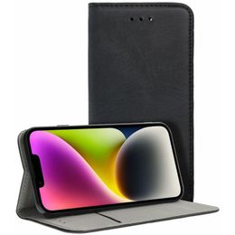 Smart Magneto Buch Tasche Hülle Magnet Standfunktion kompatibel mit Samsung Galaxy A53 5G Schwarz