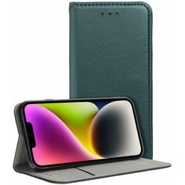 Smart Magneto Buch Tasche Hülle Magnet Standfunktion kompatibel mit Samsung Galaxy A33 5G Dunkelgrün