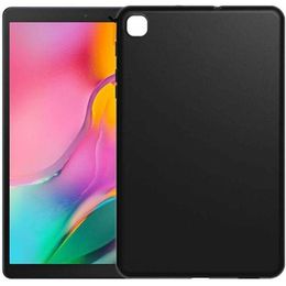 Slim Case Cover kompatibel mit Samsung Galaxy Tab S9 Plus Flexible Silikonhülle Schwarz