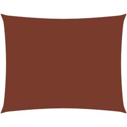 Sonnensegel Oxford-Gewebe Rechteckig 2x3,5 m Terrakotta-Rot Vidaxl Braun