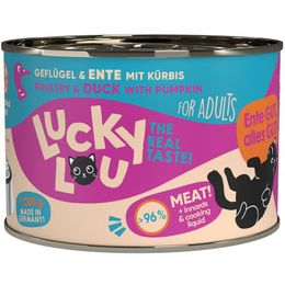 Petsnature - Lucky Lou │Adult Geflügel & Ente- 6 x 200g │ Katzennassfutter