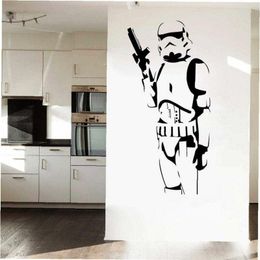 Decor Fashion Product Cool Star Wars Kids Love Stormtrooper Art Wall Sticker Vinyl Decals Decor Boys Room Mural - Minkurow