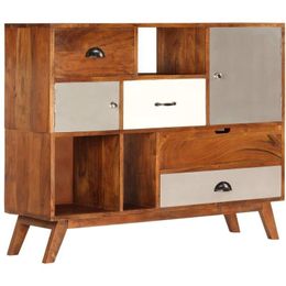 Sideboard,Kommode 115 x 35 x 86 cm Akazienholz Massiv vidaXL