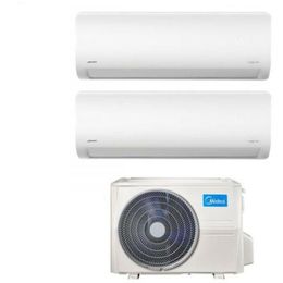 Dual split inverter klimagerät xtreme 9+18 serie mit m3od-27hfn8-q r-32 wi-fi integrated 9000+18000 - neu - Midea