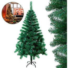Swanew - gebraucht] Künstlicher Weihnachtsbaum künstlicher Tannenbaum inkl. Baumständer Metall Grün 150cm - Grün