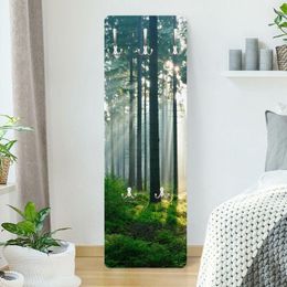 MICASIA Garderobe - Enlightened Forest - Landhaus Grün Größe HxB: 119cm x 39cm