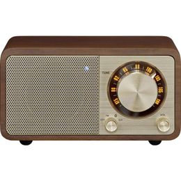 Sangean - WR-7 Genuine Mini Tischradio ukw Bluetooth® wiederaufladbar Kirsch