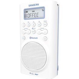 Sangean - H205 Badradio dab+, ukw Bluetooth® wasserdicht Weiß