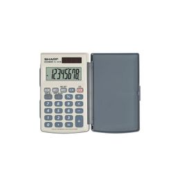 EL-243E Taschenrechner Tasche Einfacher Taschenrechner Grau, Weiß - Sharp