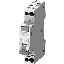 Siemens - 5SV13166KK10 FI-Schutzschalter/Leitungsschutzschalter 1polig 10 a 0.03 a 230 v