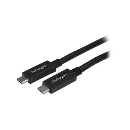 StarTech.com 1m 3 ft USB C to USB C Cable - M/M - USB 3.0 (5Gbps) - USB-Kabel - USB-C (M) gerade bis USB-C (M) gerade - USB 3.1 Gen 2 / Thunderbolt 3
