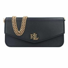 Lauren by Ralph Lauren Lauren Ralph Lauren Sawyer Schultertasche Leder 26 cm black