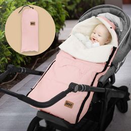 Universal Babyfußsack , 94x48x10 cm, Rosa, aus Polyester, wetterfest, Fußsack Reißverschluss Kopfteil Antirutschnoppen, Kinderwagen oder Buggy,