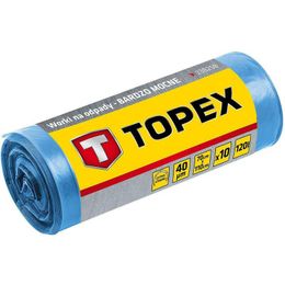 Topex - Müllsäcke LDPE-Folie blau 120L