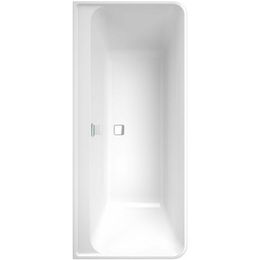 Villeroy & Boch Collaro Duo Vorwand-Badewannen, Wandmontage, Acryl, 1795 x 790 mm, Ab- und Überlauf:Chrome, UBA180COR9CS00VD - UBA180COR9CS00VD01 - Villeroy&boch