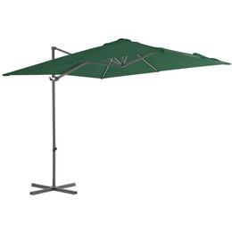 Ampelschirm,Sonnenschirm,Gartenschirm,Marktshirme mit Stahlmast Grün 250 x 250 cm VMEC665571 MAISONCHIC