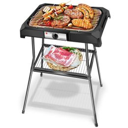 Aigostar - grillspange elektrische grillplatte mit sockel 2000W