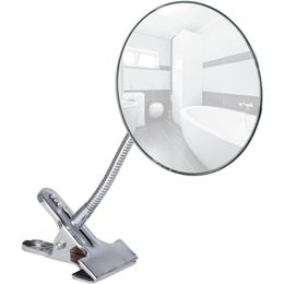 Kosmetikspiegel Clip, 5-fach Vergrößerung, Silber glänzend, Stahl chrom - silber glänzend - Wenko