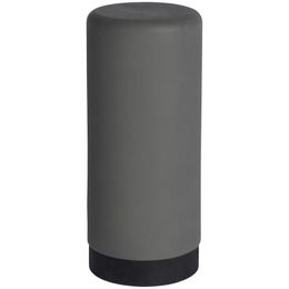 Spülmittelspender Easy Squeez-e Grau, aus auslaufsicherem Silikon, Grau, Silikon grau, Nylon schwarz - grau - Wenko