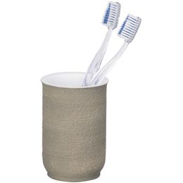 Badezimmerbecher für Zahnbürste, NEBO Behälter mit dekorativer Textur - Wenko