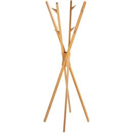 Standgarderobe Mikado aus Bambus, Braun, Bambus braun - braun - Wenko
