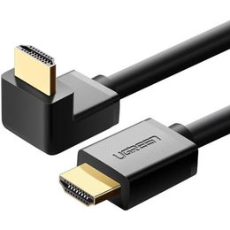 UGREEN gewinkeltes HDMI Kabel (90°) 4K schwarz 1m