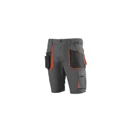 Juba - baumwoll-polyester-shorts der spitzenklasse t m grau / schwarz / orange - 962/M