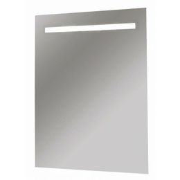 Etrusca - Beleuchteter Badezimmerspiegel 80x60 cm mit LED-Leiste Spiegel ohne Antifog Bluetooth-Kit eingebaut