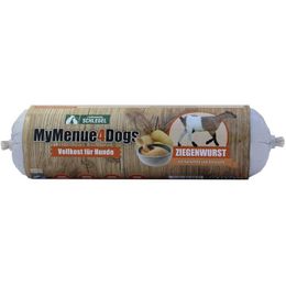 TIERNAHRUNG SCHLEGEL - MyMenue4Dogs Hundefutter Ziegenwurst - 800 g