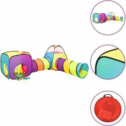 Bonnevie - Spielzelt Kinderzelt mit 250 Bällen Mehrfarbig 190x264x90 cm vidaXL