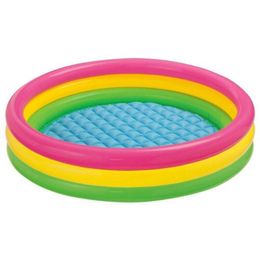 Farbenfroher Kinderpool Easy Pool (Aufblasring) - Intex