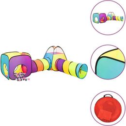 Spielzelt mit 250 Bällen Mehrfarbig 190x264x90 cm Vidaxl Mehrfarbig