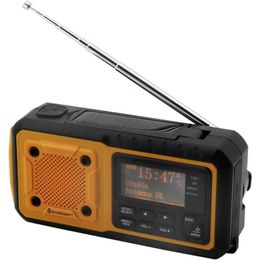 DAB112OR Outdoorradio dab+, ukw Notfallradio, Bluetooth®, usb Akku-Ladefunktion, Handku - Soundmaster