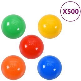 Maison Exclusive - Bälle für Bällebad 500 Stk. Mehrfarbig - Mehrfarbig