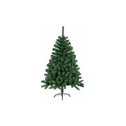 Kuenstliche Weihnachtsbaeume, PVC Tannenbaum mit Ständer, Christbaum Kunstbaum für Weihnachten-Dekoration, 180cm Grün, ca. 500 Astspitzen YARDIN