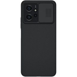 Gepanzertes Hülle kompatibel mit Xiaomi Redmi Note 12 Pro+ Gehäuse mit Kameraabdeckung Nillkin CamShield Case - schwarz