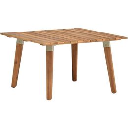 MAISONCHIC Garten-Couchtisch Wohnzimmertisch Sofatisch 60 x 60 x 36 cm Massivholz Akazie DE85787