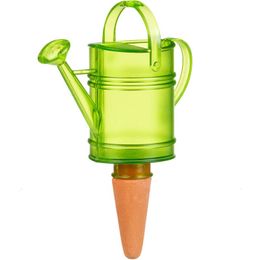 Nelly s, Wasserspeicher aus Kunststoff, Farbe: Nelly s, Green, 12 cm Breite, 7 cm Tiefe, 19,5 cm hoch, 0,1 l Vol. - Scheurich