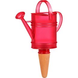 Nelly s, Wasserspeicher aus Kunststoff, Farbe: Nelly s, Red, 12 cm Breite, 7 cm Tiefe, 19,5 cm hoch, 0,1 l Vol. - Scheurich