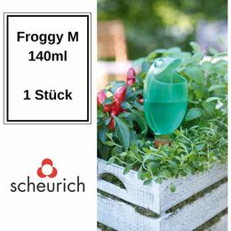 Bewässerungssystem Froggy m 1x Grün 140 ml Vol. Wasserspender Wasserspender Froggy m 140 ml - Grün/Transparent - Scheurich