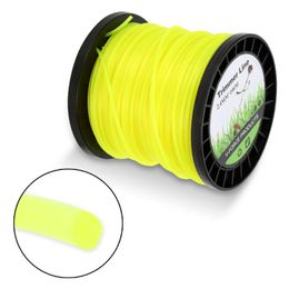 VINGO - Trimmerfaden Faden Durchmesser 100M Mähfaden für Motorsense Rasentrimmer Nylon Rolle Trimmer Gelb Rund 2.4mm