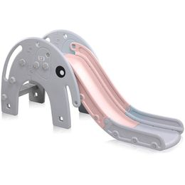 BABY VIVO - Kinderrutsche / Rutsche - Elefant in Pink/Grau