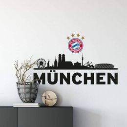 FC Bayern München Fc Bayern München - Logo fc Bayern Mein Verein 100x60cm Wandtattoo fcb München Fußball Aufkleber