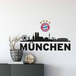 FC Bayern München Fc Bayern München - Logo fc Bayern Mein Verein 80x50cm Wandtattoo fcb München Fußball Aufkleber