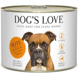 WALSER - dog's love │Super Premium - Adult Pute - 6 x 200g │ Hundenassfutter