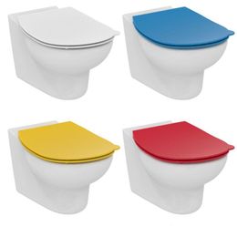 Ideal Standard - Contour 21 Kinder wc Sitz Schools S4536, Farbe: Gelb - S453679