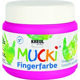 Mucki Fingerfarbe pink 150 ml Kinderbasteln - Kreul