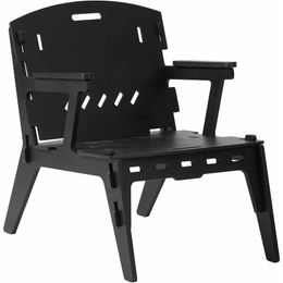 HFST02-SCH Küchenstuhl Stuhl mit Rücklehne Kinderstuhl Stühlchen Sitzhöhe 35cm Braun Kinderzimmer Möbel bht ca. 55x70x72cm - sobuy