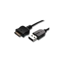 Usb Kabel kompatibel mit Sony Playstation Portable Go PSP-N1000, PSP-N1001, PSP-N1002 - 2in1 Datenkabel / Ladekabel 1,2m lang - vhbw